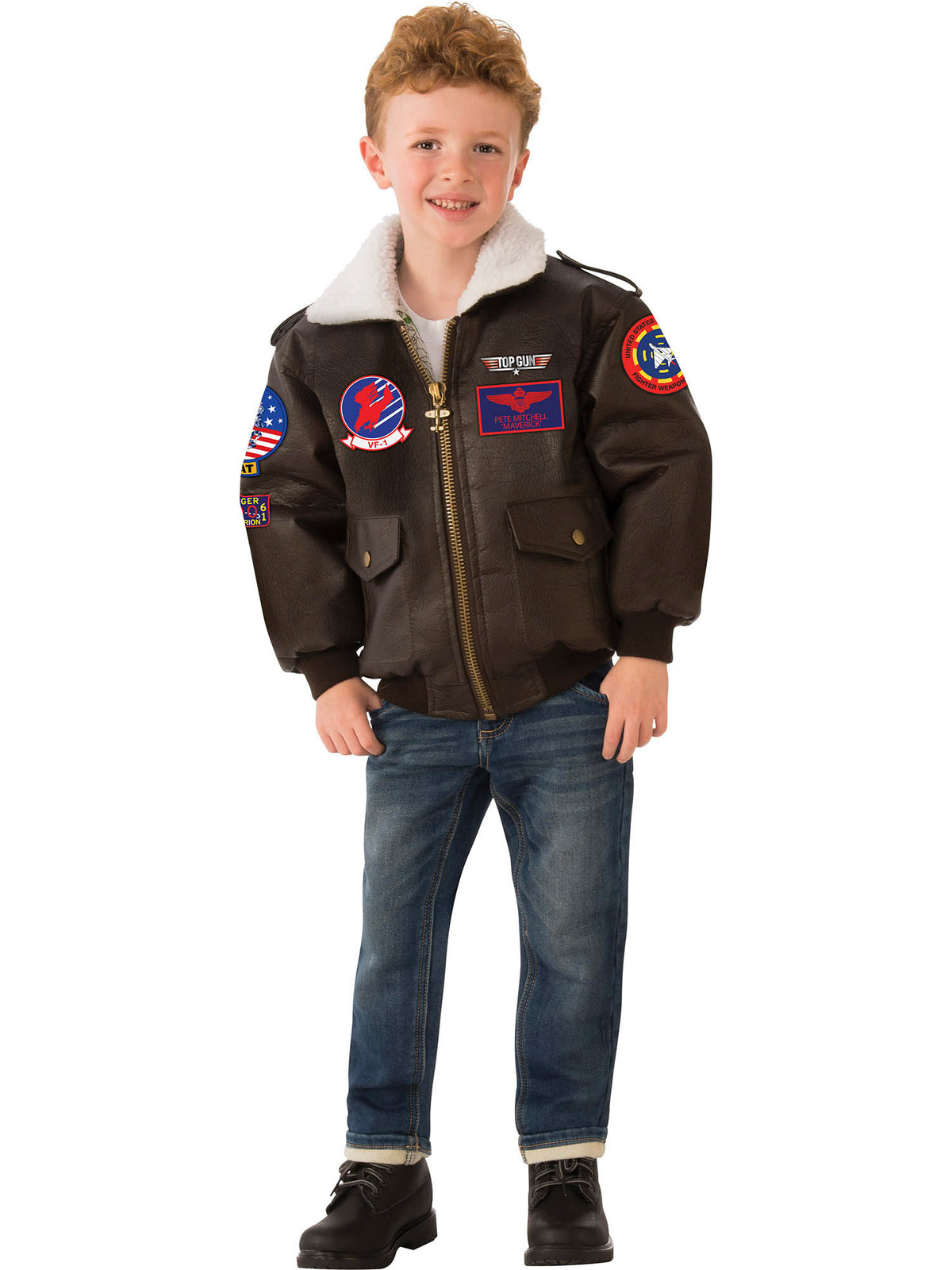 Childrens Top Gun Bomber Jacket — Costume Super Center