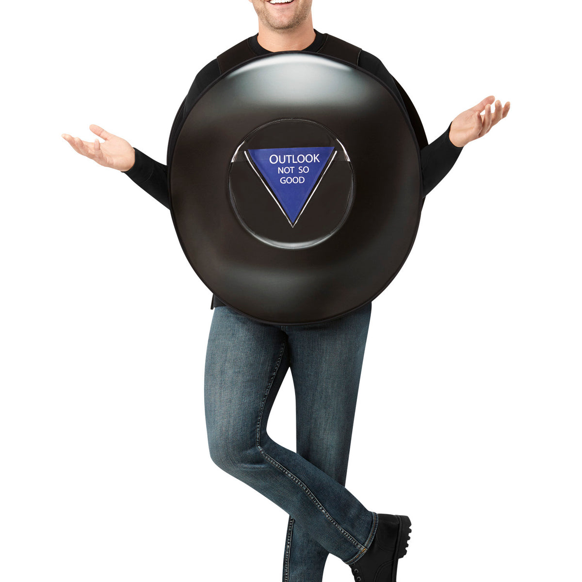 Adult Mattel Games Magic 8 Ball Costume — Costume Super Center