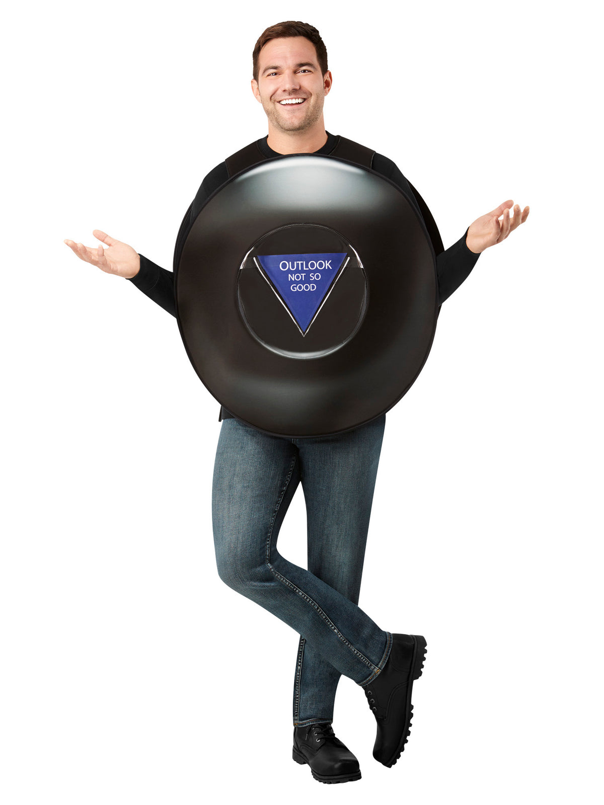 Adult Mattel Games Magic 8 Ball Costume — Costume Super Center
