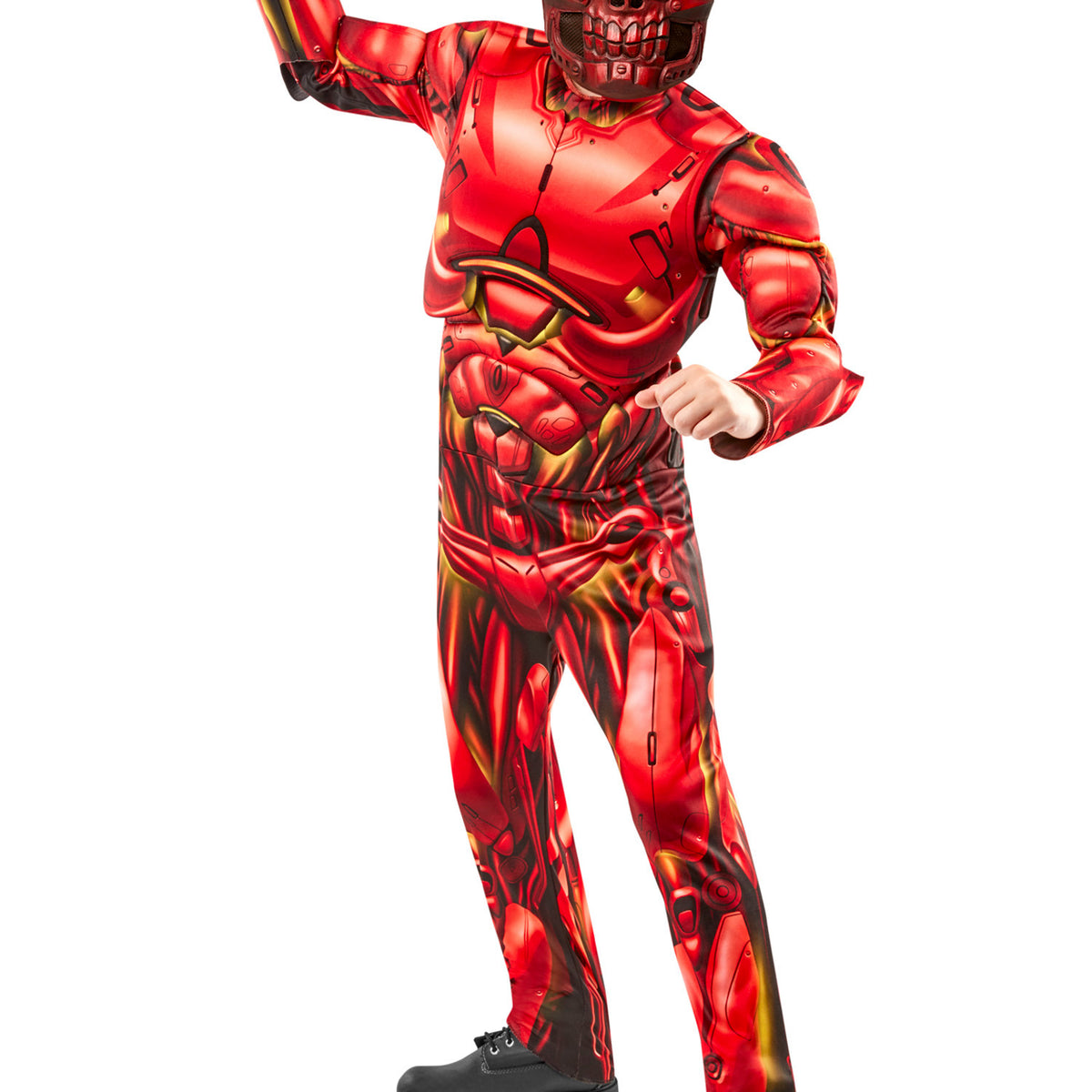 Kids Red Cyborg Costume — Costume Super Center