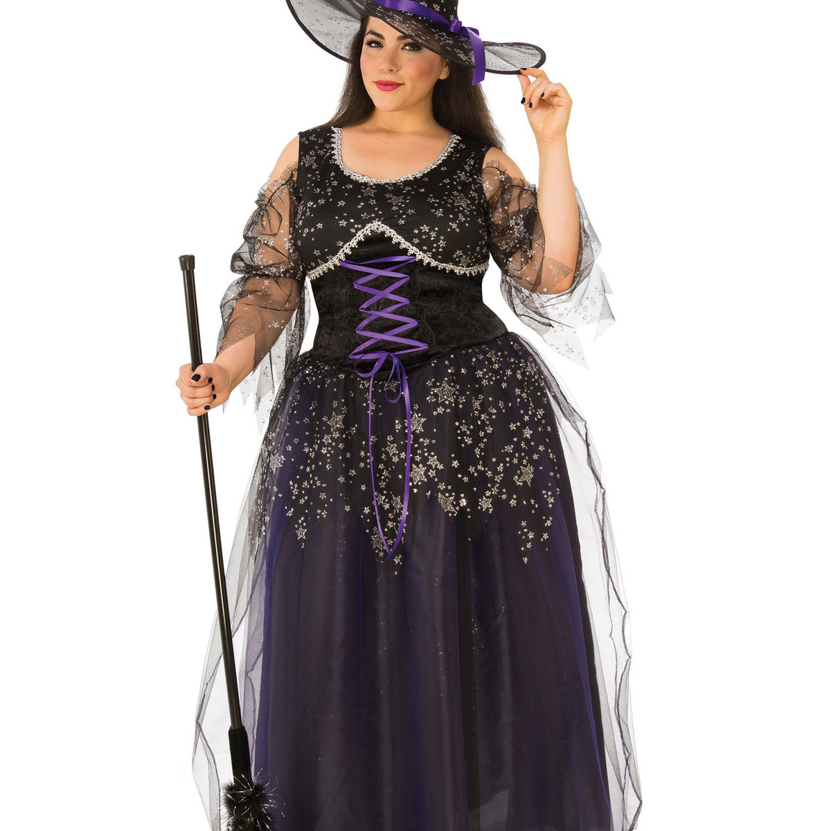 Midnight Witch Curvy Costume — Costume Super Center