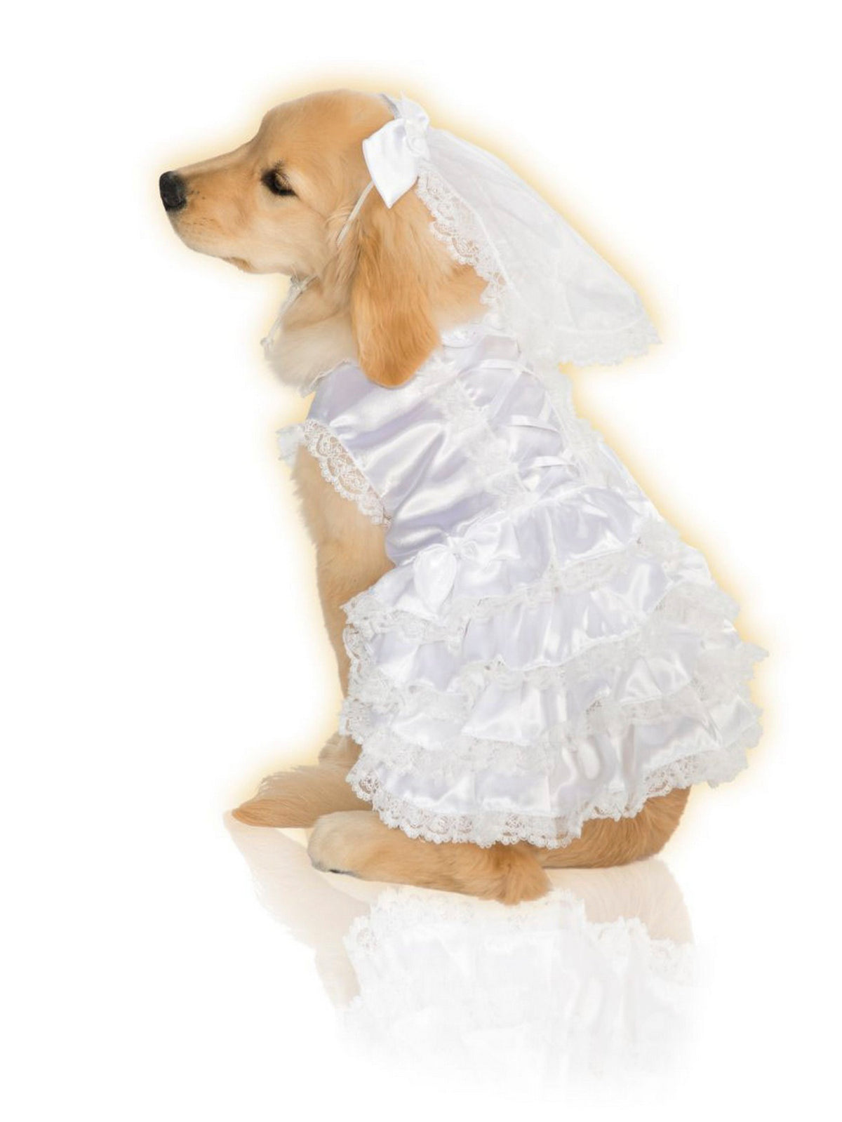 Pet Dog Veil & Dress Bride Costume — Costume Super Center