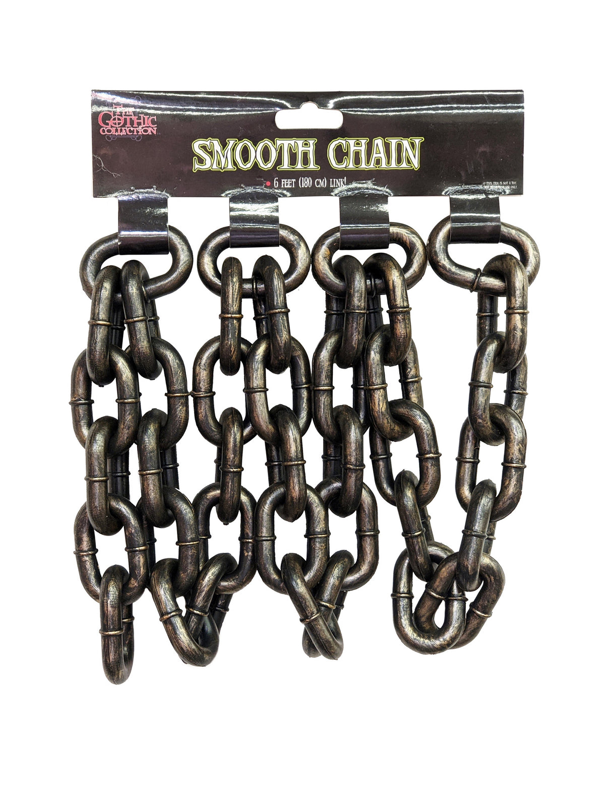 71-inch Bronze Plastic Dungeon Chain — Costume Super Center