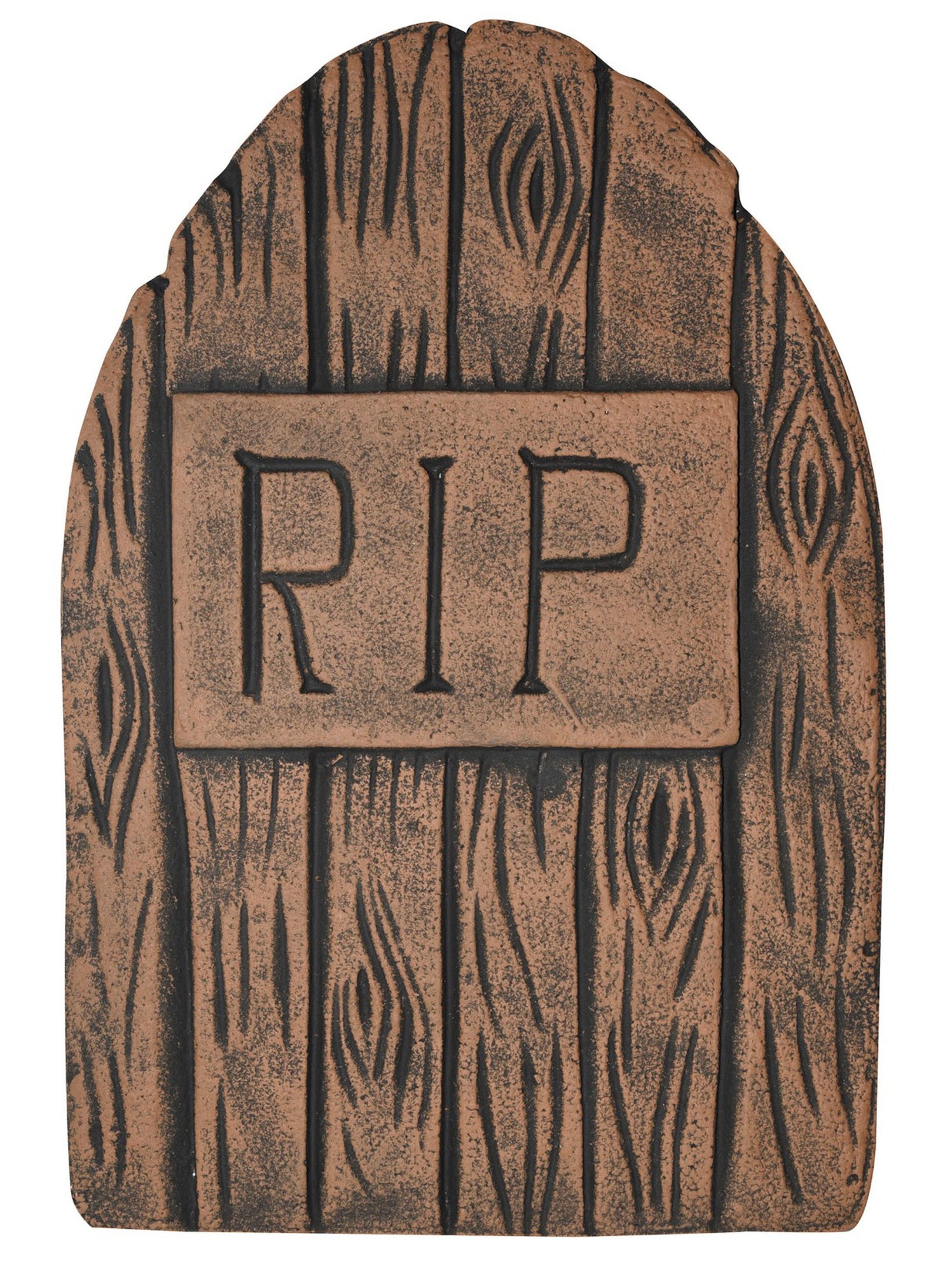 Set of 3 Faux Wood RIP Tombstones - 2' — Costume Super Center